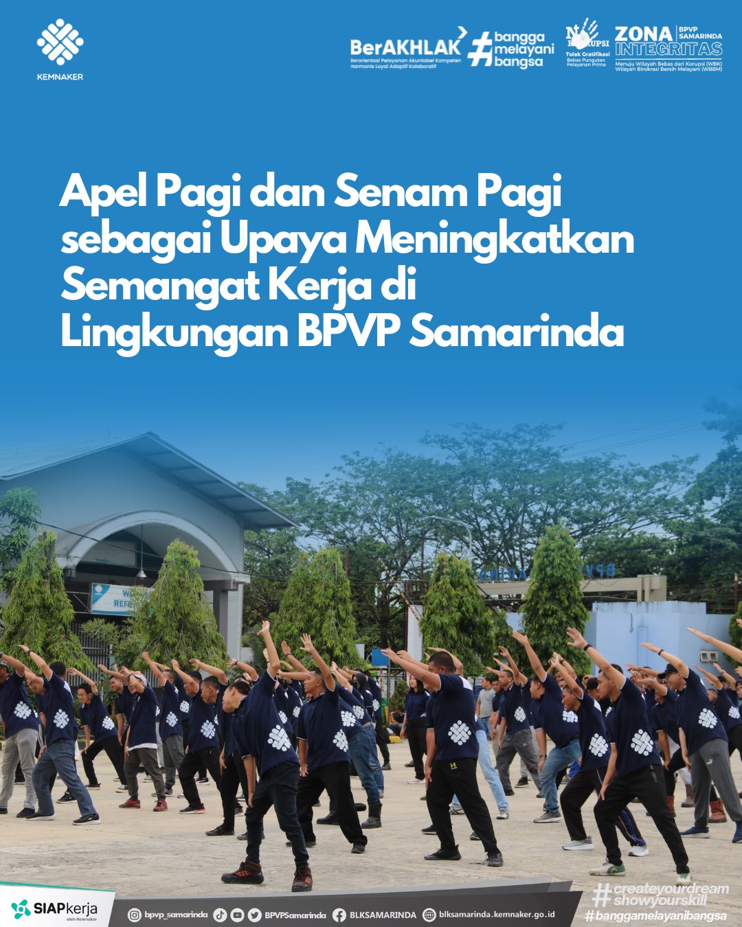 APEL PAGI DAN SENAM PAGI SEBAGAI UPAYA MENINGKATKAN SEMANGAT KERJA DI ...